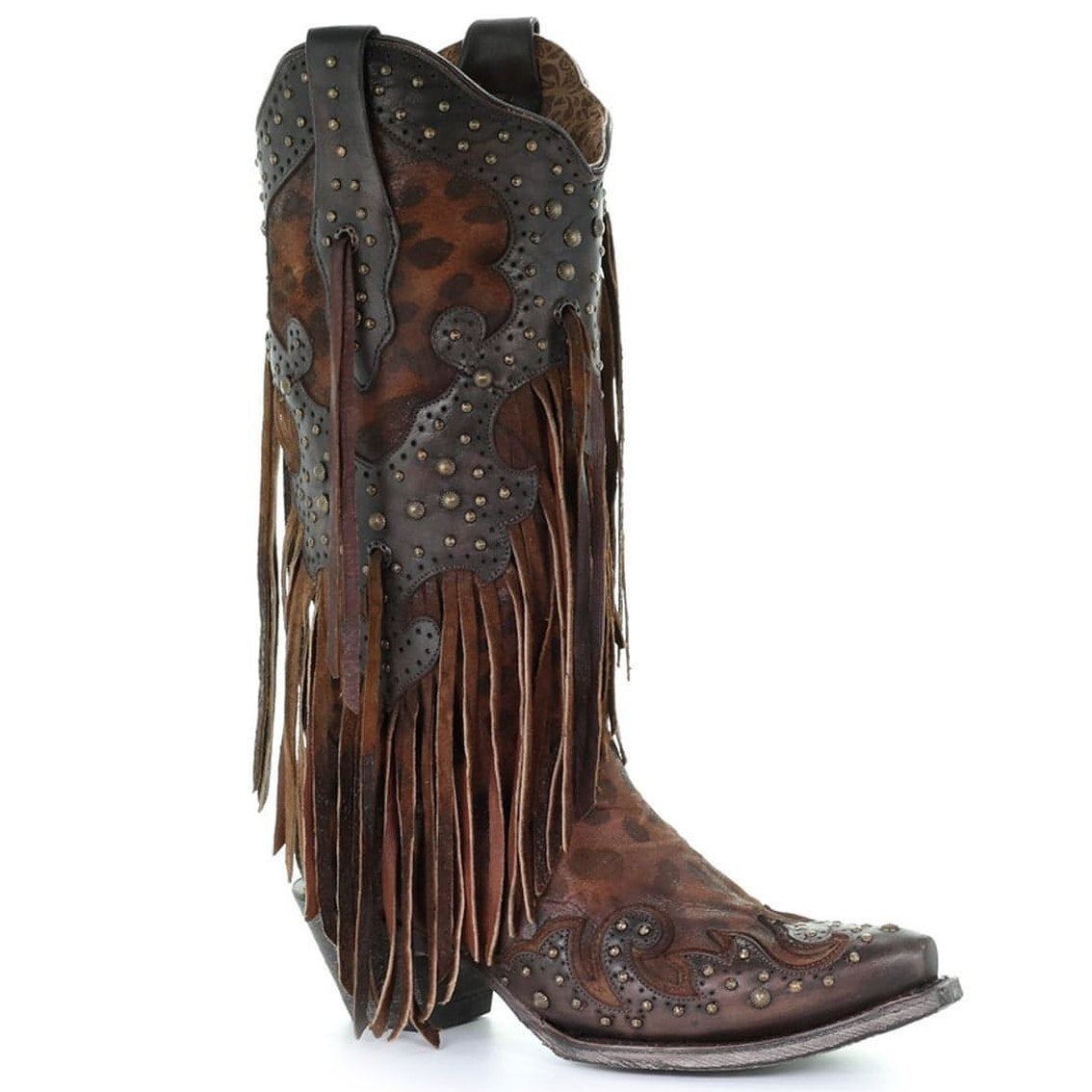 Corral Honey Leopard Boots A3618 | BUCKIN' BOOTS