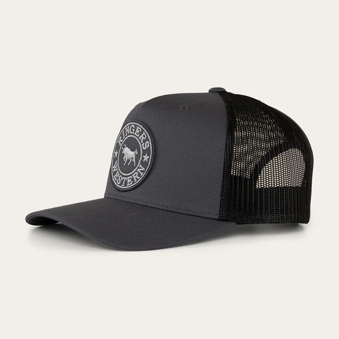 Signature Bull Trucker Cap - Magnum/Ultimate Grey | BUCKIN' BOOTS